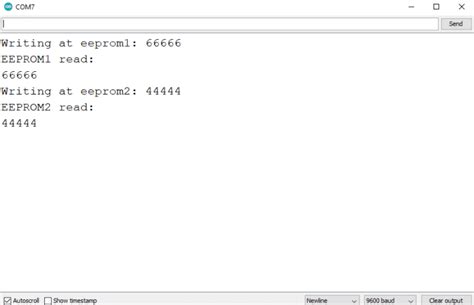 Interfacing Multiple External Eeprom With Arduino Through I2c