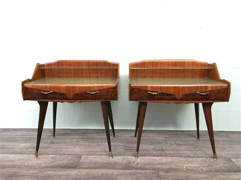 Coppia Di Comodini Vintage Anni 50 Tipo Stile Ico Parisi Artofit