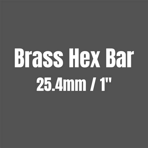 Brass 385 Hex Bar 254mm Maker Supplies