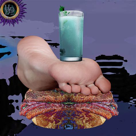 Sexburger With Foot And Martini Digital Art By Hugh Dobbs Pixels