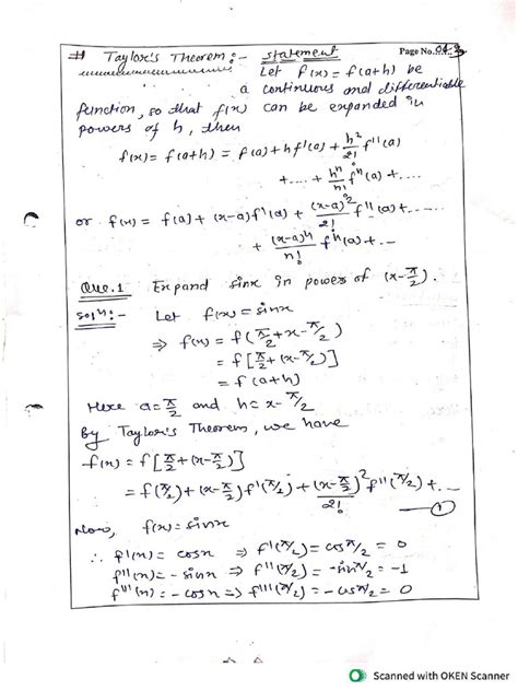 taylor s theorem for one variable compressed pdf
