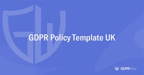 Gdpr Beleidsmodel Vk Gdprwise