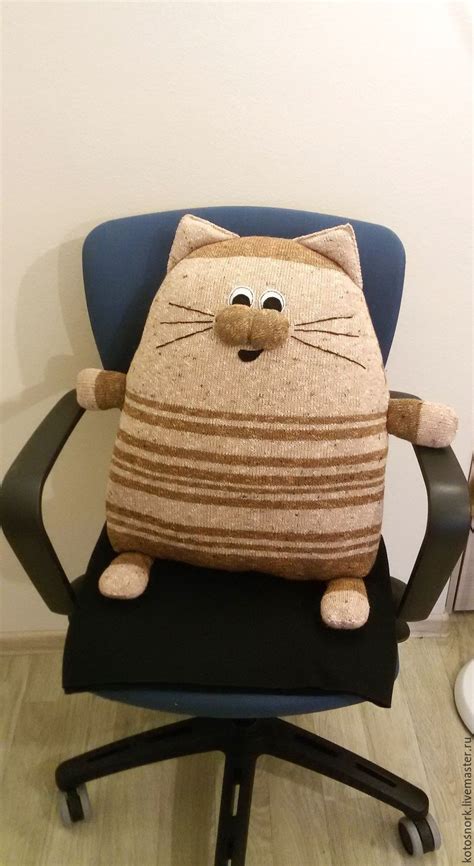 Кот Пухлик, игрушка-подушка в интернет-магазине на Ярмарке Мастеров ...