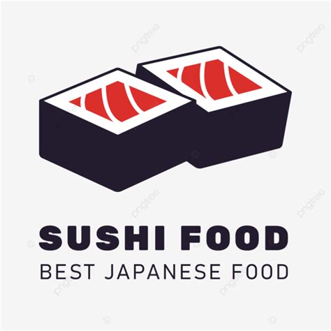Concept De Logo Carré De Nourriture Sushi Pour La Marque De Votre Entreprise Avec Fichier Eps Et