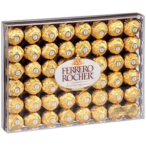 Ferrero Rocher Hazelnut Chocolates Candy Pack 48 Count T Box 21 2