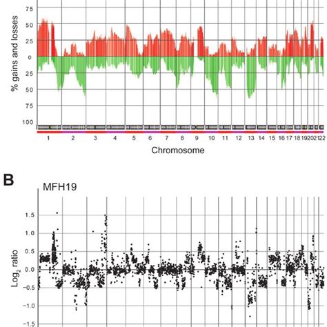 Dna Copy Number Alterations A Genome Wide Frequency Plot Of Copy