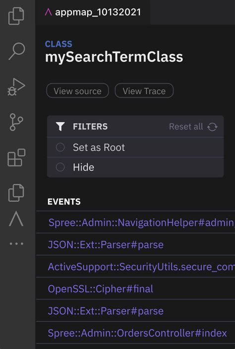 Code Object Displays Controls For Filtering · Issue 420 · Getappmap