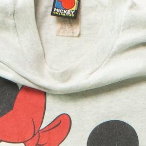 Vintage Bashful Mickey Minnie Single Stitch T Shirt 1990s Etsy