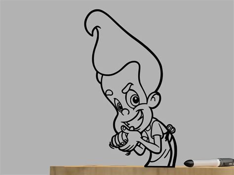 Jimmy Neutron Coloring Pages