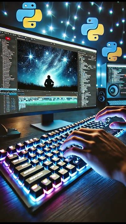 Asmr Coding Creating A Starry Night Animation In Python Pygame Youtube