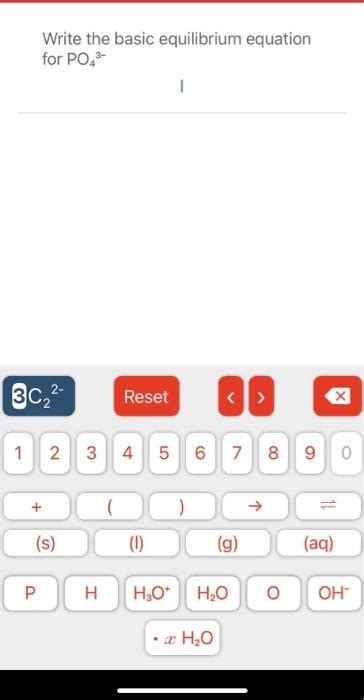 Solved Question 19 Of 30 Submit Write The Basic Equilibrium