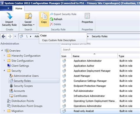Creating The Reporting User Role In Configmgr 2012 Ctglobal