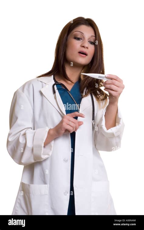 Reading A Thermometer Stock Photo Alamy