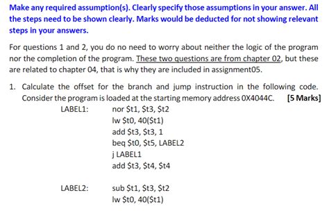 Solved Make Any Required Assumption S Clearly Specify