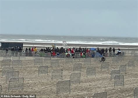 Trumps Faithful Sleep On The Beach Before His Wildwood Rally As New