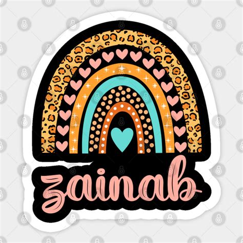 Zainab Name Zainab Birthday Zainab Sticker Teepublic