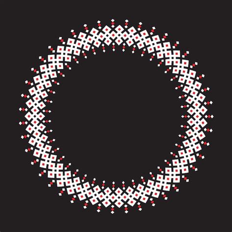 Premium Vector Vector Circular Geometric Ornament