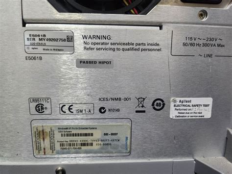 Agilent E B Network Analyzer Hz GHz With Opt L E EBay