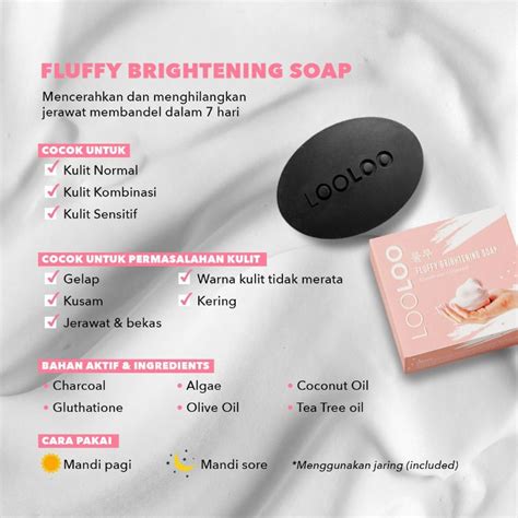 Jual Looloo Brightening Soap Shopee Indonesia