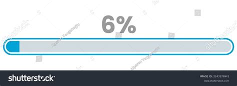 6 Loading 6 Progress Bar Infographics Stock Vector Royalty Free