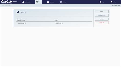 Portal — Onelab Documentation 21 Documentation