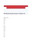 NIH Stroke Scale All Test Groups A F Patients AND NIHSS Certification Exam Review