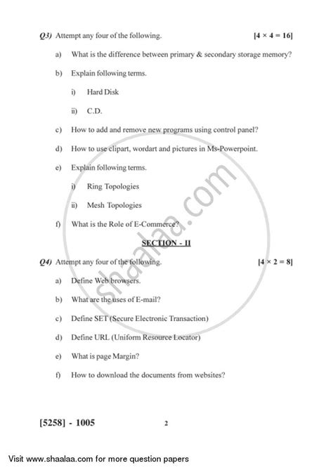 Computer Concepts And Applications 2017 2018 Bachelor Of Commerce B