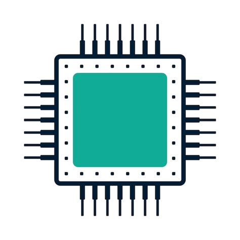 Premium Vector Chipset Icon Cpu Symbol Memory Or Processor Chip Vector Illustration