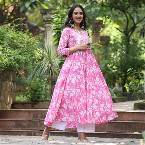 Phul Gota Cotton Kurta