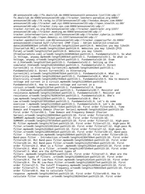 Udemy The Complete Electronics Course 2021 Analog Hardware Design