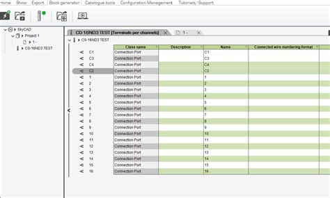 Block Generator Terminal Position SkyCAD