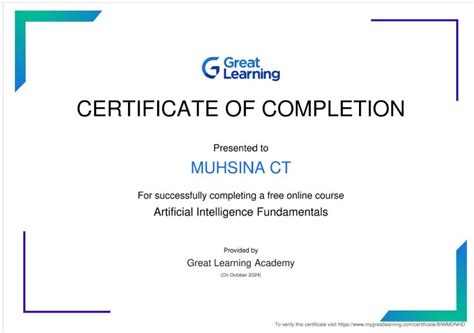 Muhsina Ct On Linkedin Artificialintelligence Learning Greatlearning