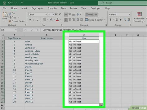 cómo crear un índice en excel con imágenes wikihow