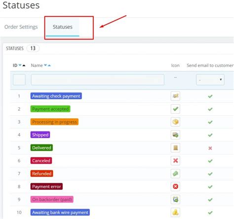 Prestashop 175 Manage Order Status Prestashop 17 Leotheme
