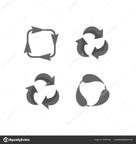 Universal Recycling Symbol Stock Vector By ©poliashenko 355747094