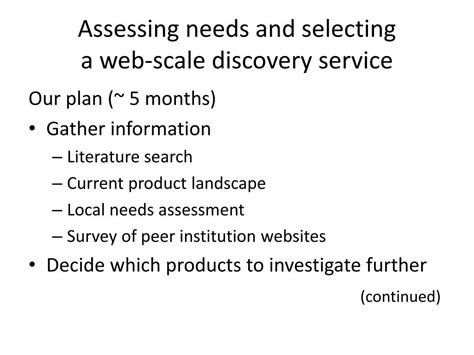 Ppt Web Scale Discovery Services Searching The Library In The Era Of
