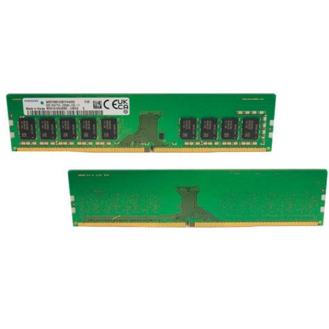 Memoria Samsung 8gb Pc4 3200aa E 3200mhz Ecc Udimm Server Memory