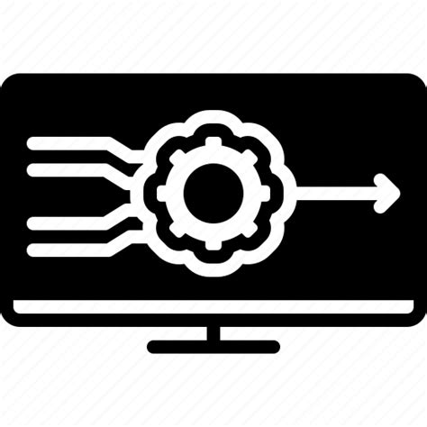 Outputs Analog Arrow Converter Relocate Technology Icon Download