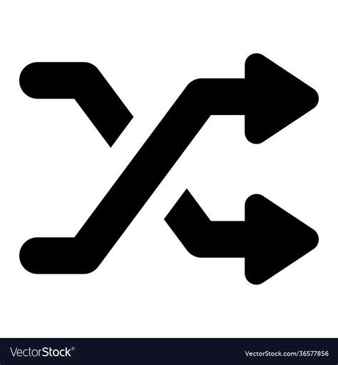 Overlap Arrows Royalty Free Vector Image Vectorstock