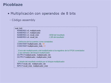 Picoblaze Microcontrolador Embebido De 8 Bits Página 2