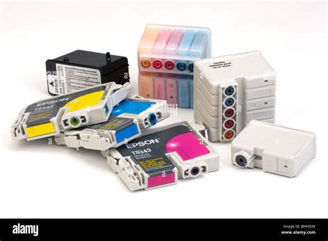 Inkjet Printer Cartridges Stock Photo Alamy