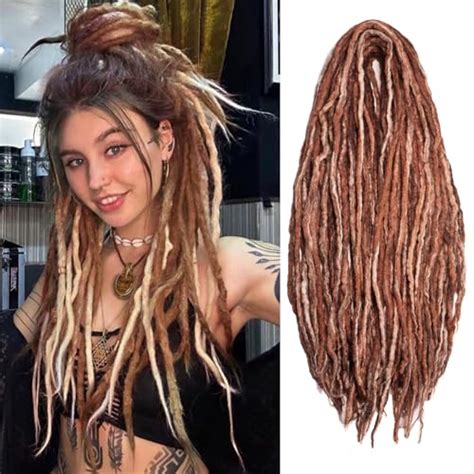 22 Inch Wool Double Ended Dreadlock Extensions 15 Strands De Want It All