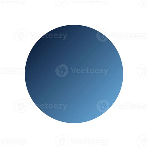 Abstract Blue Gradient Circle Shape 67557898 Png