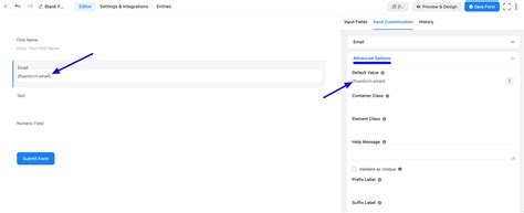 Pre Fill Form Fields With Fluentcrm Data Fluent Forms