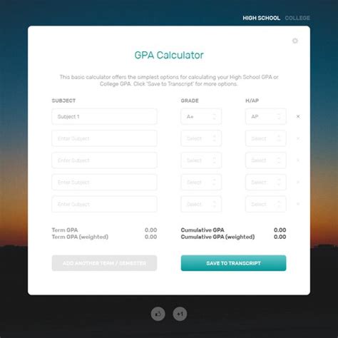 Our GPA Calculator Needs A New Look Landing Page Design Contest
