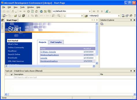 Creating Windows Applications In Visual Studio