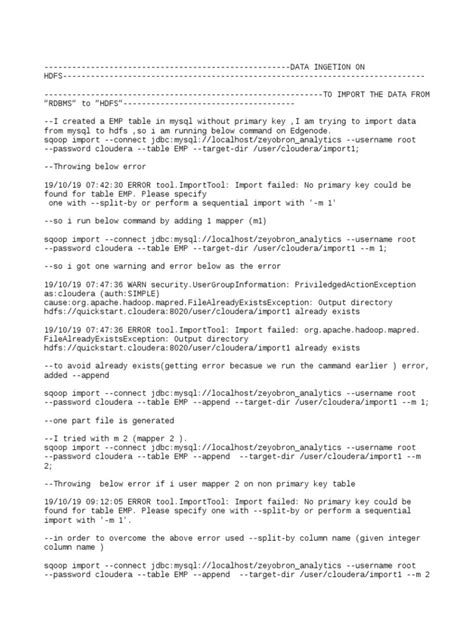 Sqoop Practice Pdf Map Reduce Computer Programming