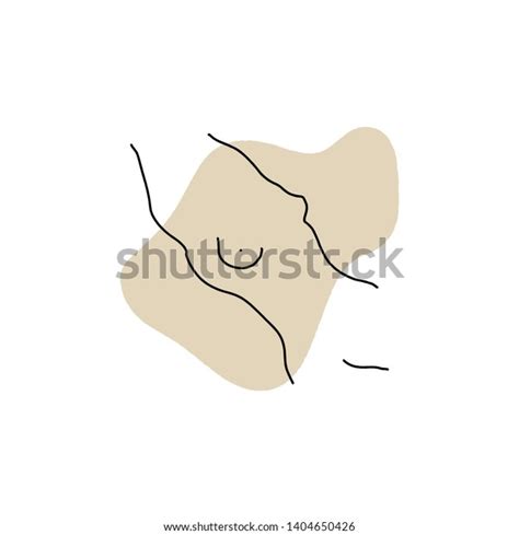 Nude Line Drawing Naked Body Illustration Stock Vector Royalty Free Shutterstock