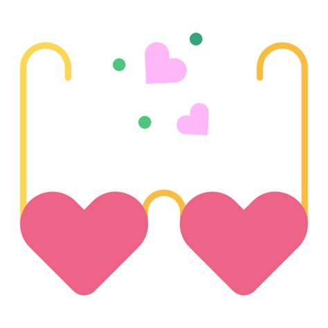 Heart Glasses Generic Flat Icon