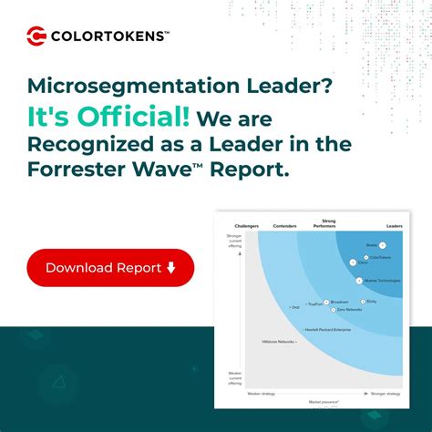 Colortokens Inc On Linkedin Colortokens Named Leader In Forrester Wave™ Microsegmentation